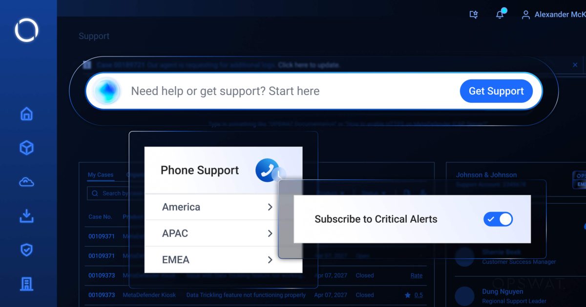 Introducing the New Support Experience in My OPSWAT Portal v2025.1.1 ...