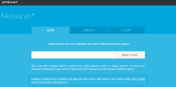 Metascan 20 Package and Workflows Available! - OPSWAT