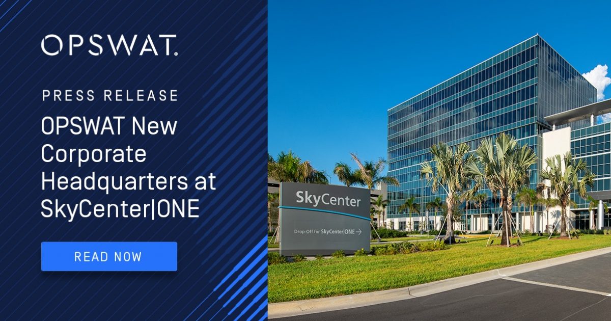 OPSWAT Announces New Corporate Headquarters at SkyCenter|One - OPSWAT