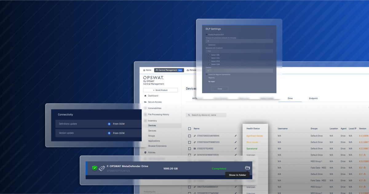 MetaDefender Drive v4.3.3 - Smarter Updates and Integrations - OPSWAT