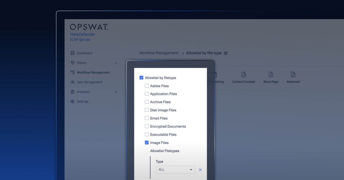 MetaDefender ICAP Server Upgrade - Perimeter File Verification - OPSWAT