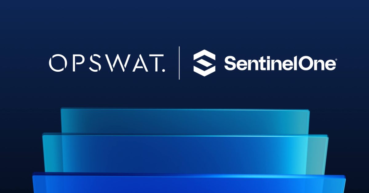 OPSWAT and SentinelOne Enter OEM Partnership to Further Strengthen ...