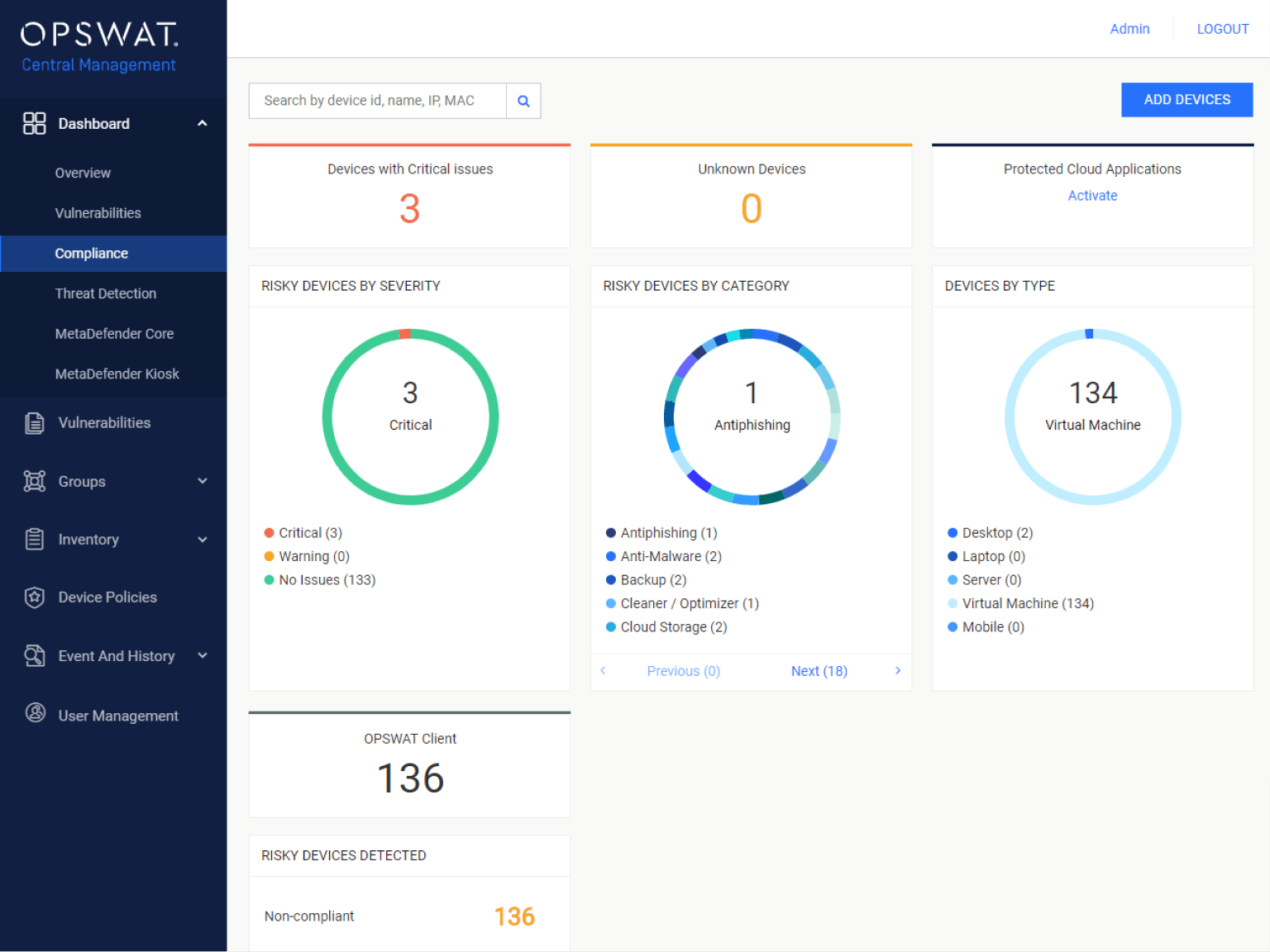 My OPSWAT - Advanced Threat Prevention Management Platform - OPSWAT