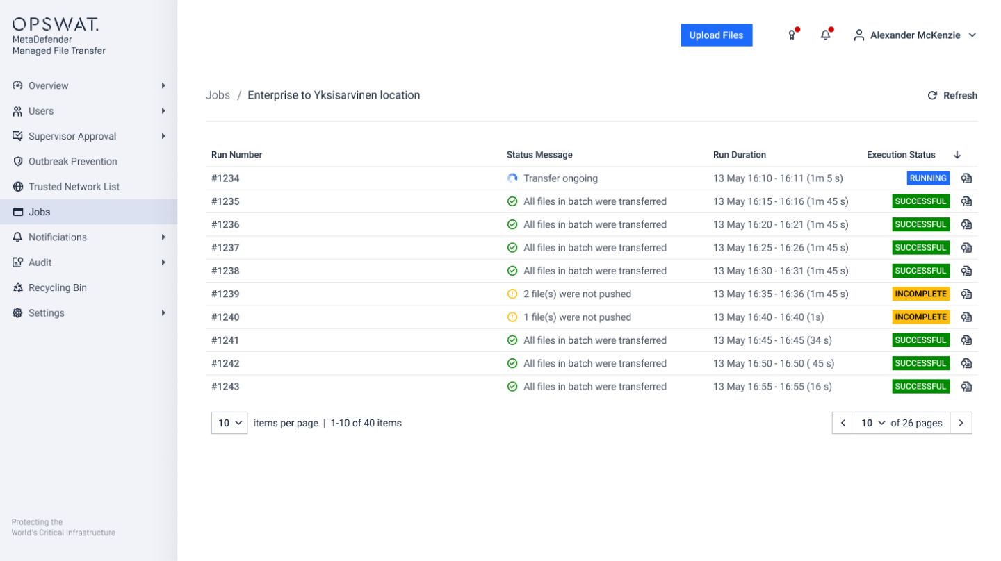 MetaDefender Managed File Transfer - OPSWAT