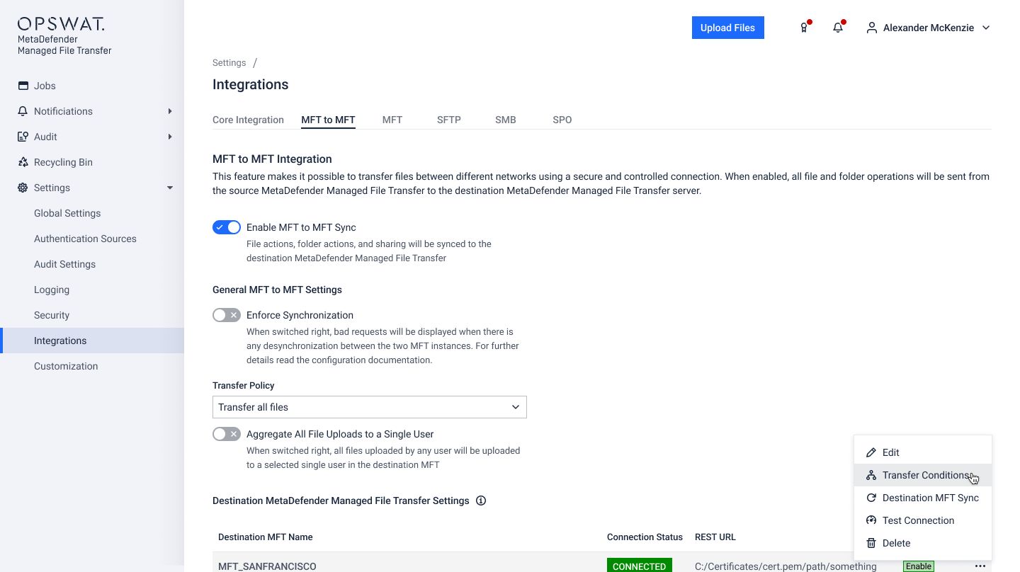 MetaDefender Managed File Transfer - OPSWAT