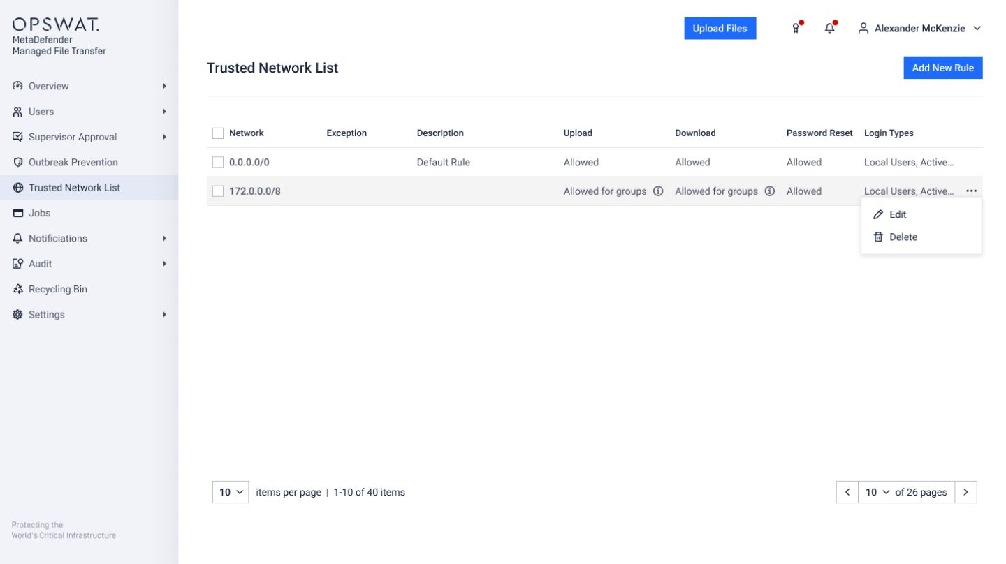 MetaDefender Managed File Transfer - OPSWAT