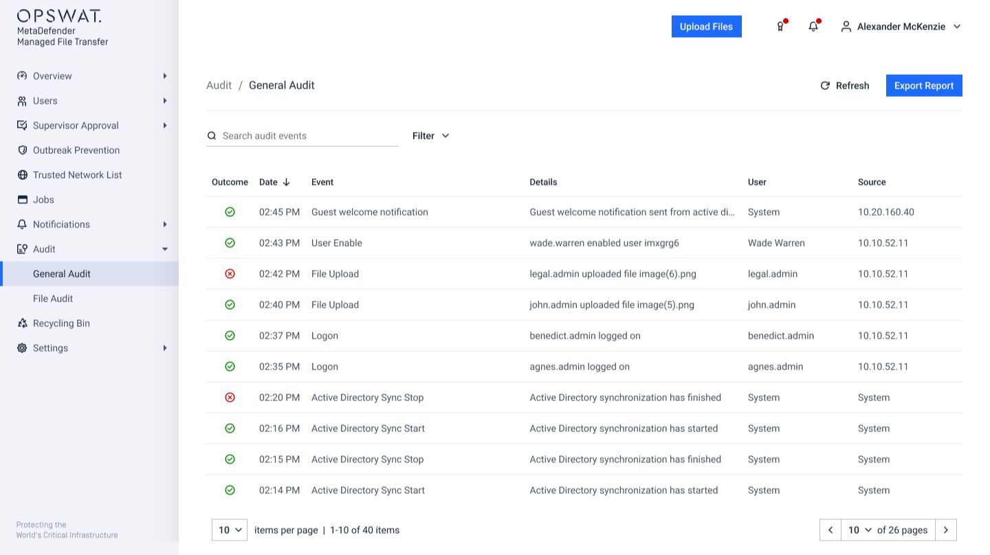 MetaDefender Managed File Transfer - OPSWAT