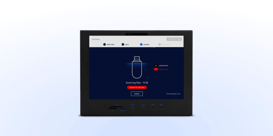網路安全 Kiosk - MetaDefender Kiosk - OPSWAT