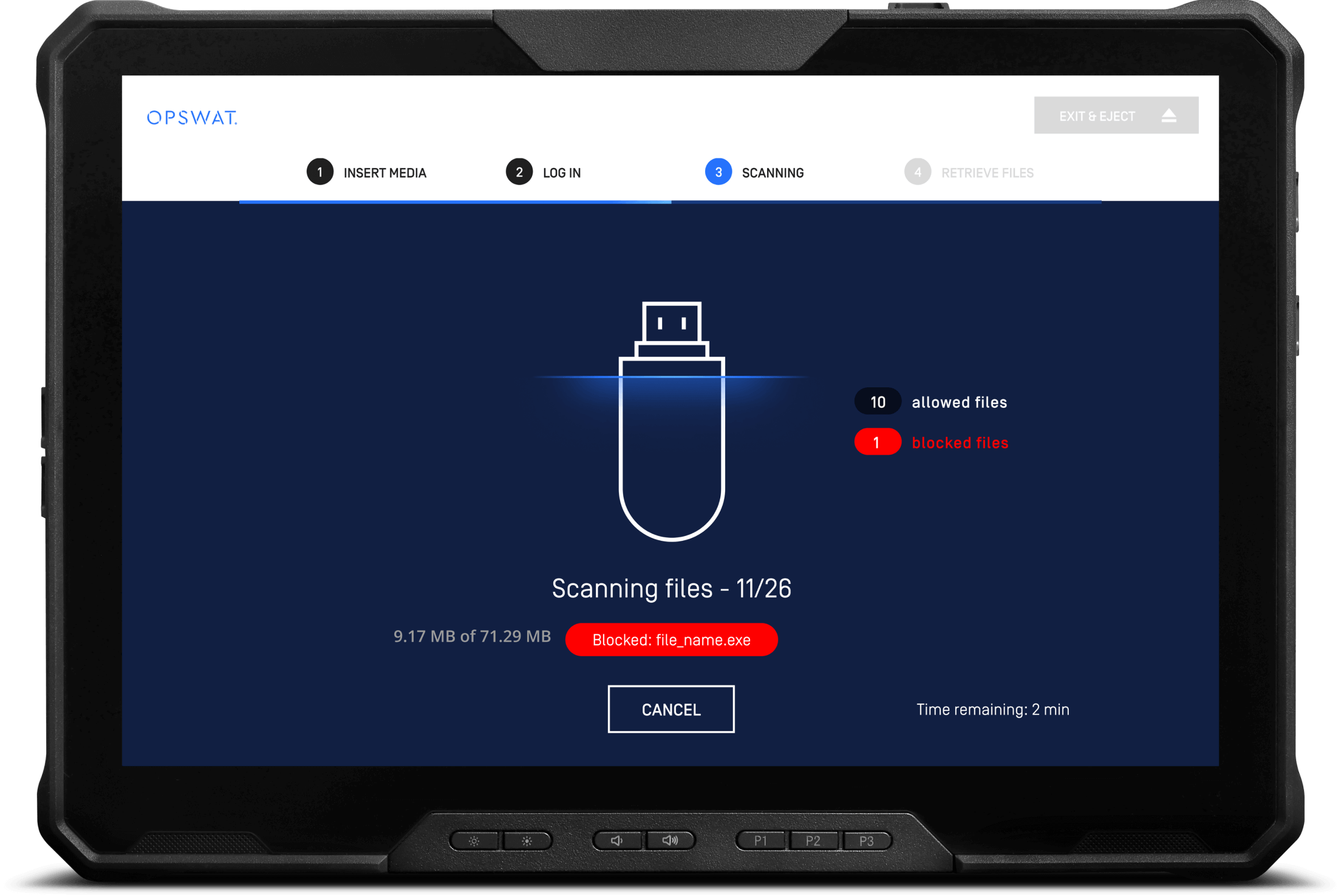 An ninh mạng Kiosk - MetaDefender Kiosk - OPSWAT