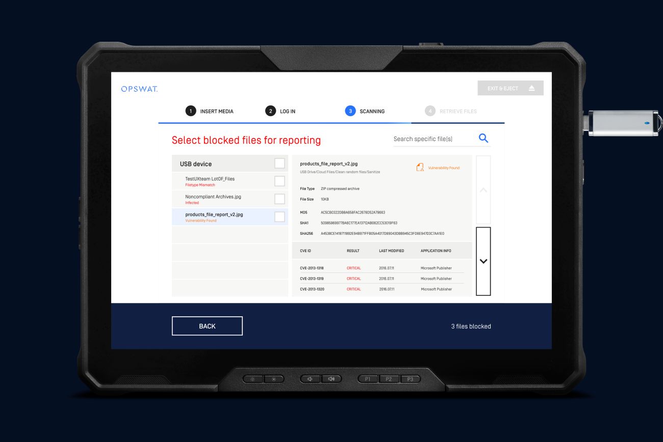 Cyber Security Kiosk - MetaDefender Kiosk - OPSWAT