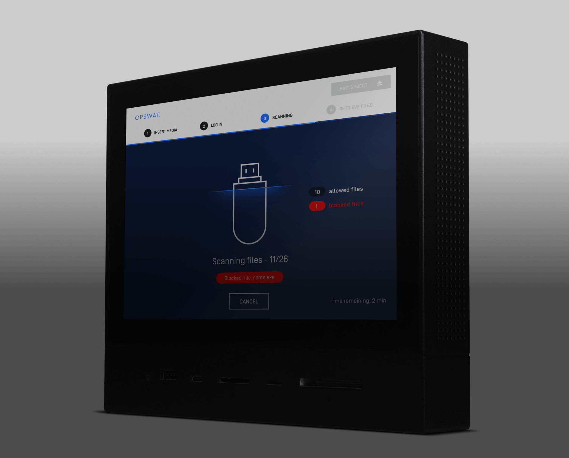 Cyber Security Kiosk - MetaDefender Kiosk - OPSWAT