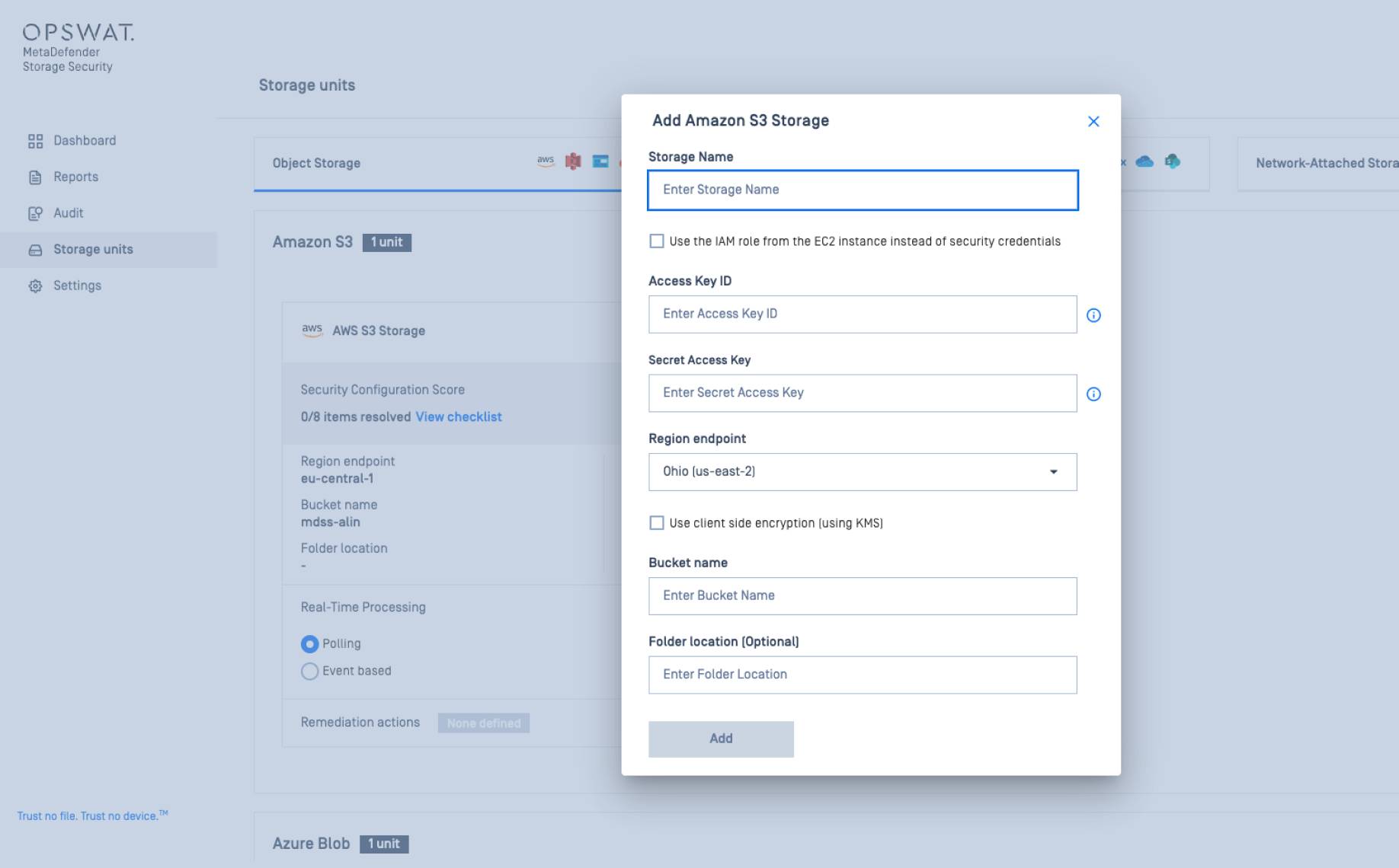 Storage Security - Cloud and On-Premise Data Storage - OPSWAT